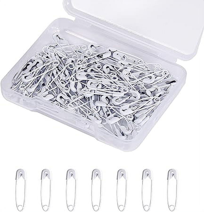 Hebalg 120pcs Safety Pins, 19mm Mini Safety Pins for Clothes Metal ...
