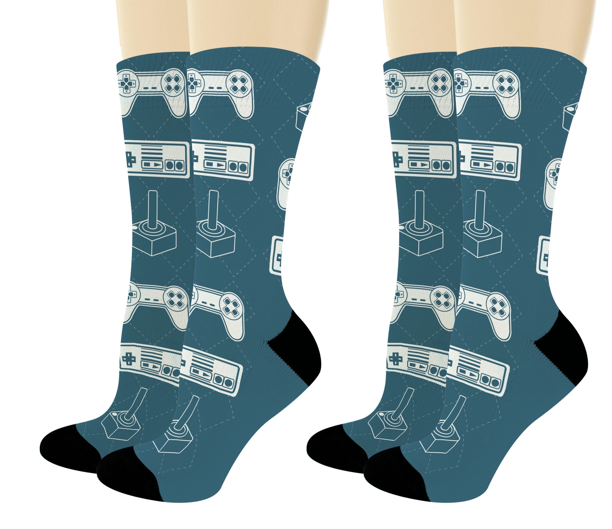 ThisWear Nerd Gifts Joystick Socks Gamer Gift Set Lucky Gamer Socks ...