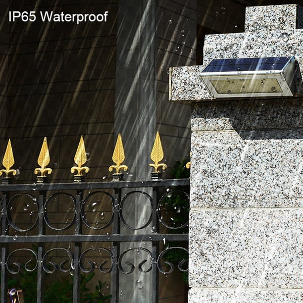 Luces LED solares, luz solar LED, luz de pared con sensor de radar, luz ...