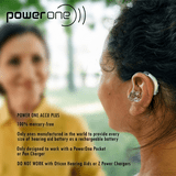 PowerOne ACCU plus Size 312 Rechargeable Hearing Aid Batteries, (2 pcs.) - Walmart.com