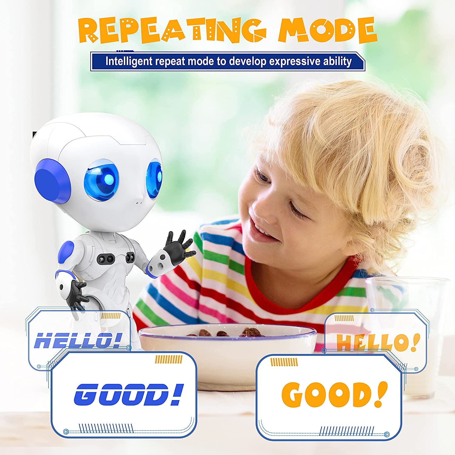 Buy Smart Robots for Kids, STEM Learning Toys for Boys Age 12, Toy ...