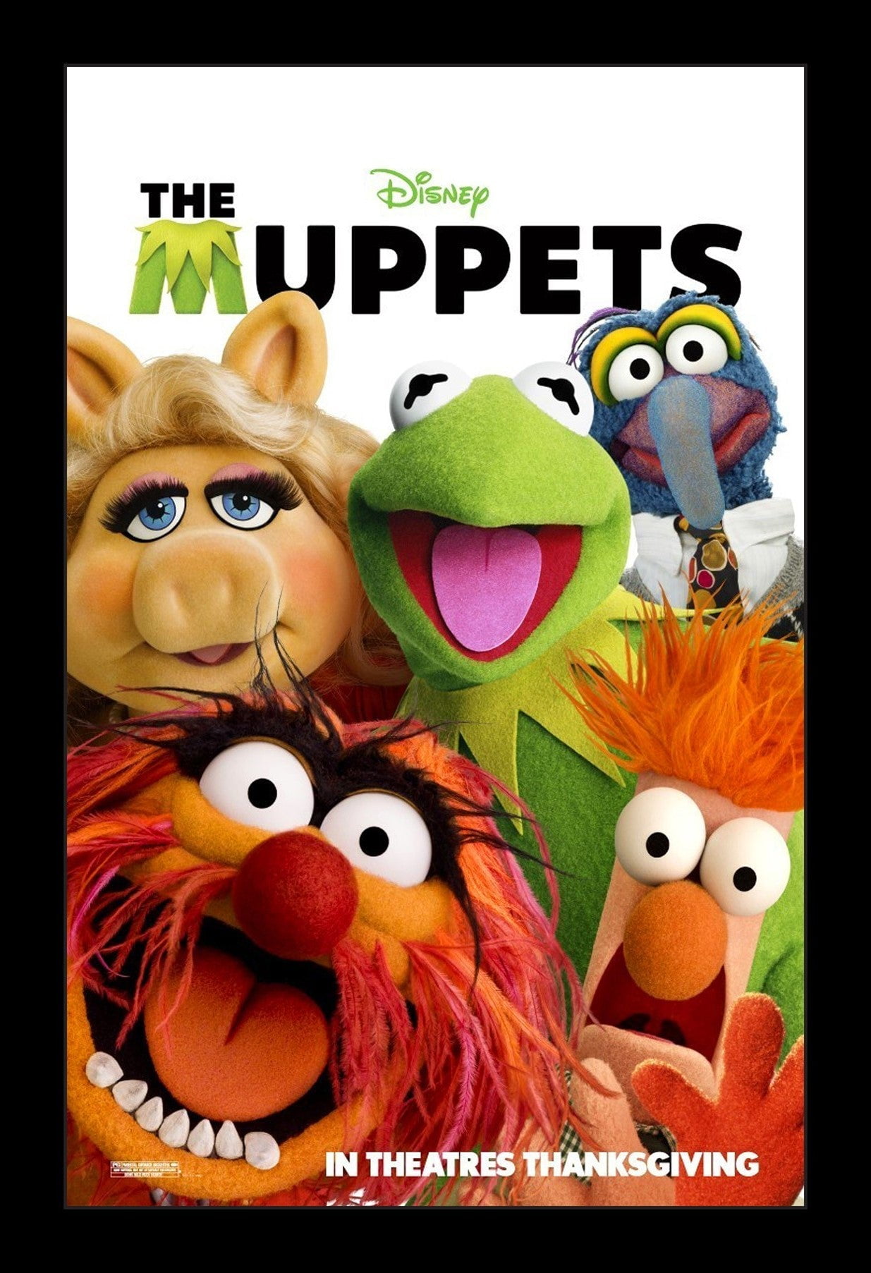 THE MUPPETS - 11x17 Framed Movie Poster - Walmart.com