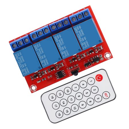 Channel Relay Module Controller Set,4 Channel Receiving Relay Channel ...