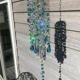 Fanjie, Colorful Crystal Wind Chimes, 21cm, Garden Patio Lawn Decor ...
