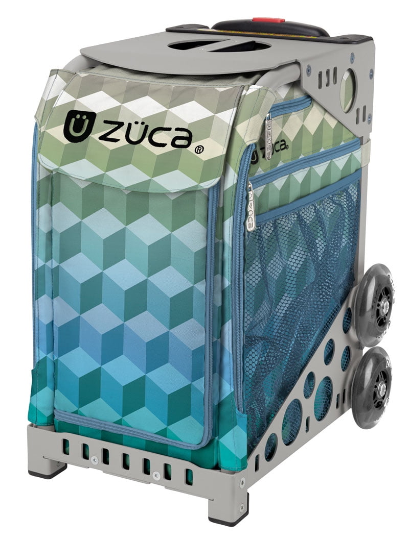 Zuca 18" Sport Bag - Cubizm with Flashing Wheels (Gray Frame) - Walmart.com