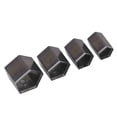 4-Piece Alloy Steel Pentagon Leather Cutting Die Set with Storage Box ...
