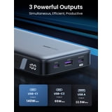 UGREEN 145W 25000mAh Power Bank, USB C Portable Charger for Laptop ...