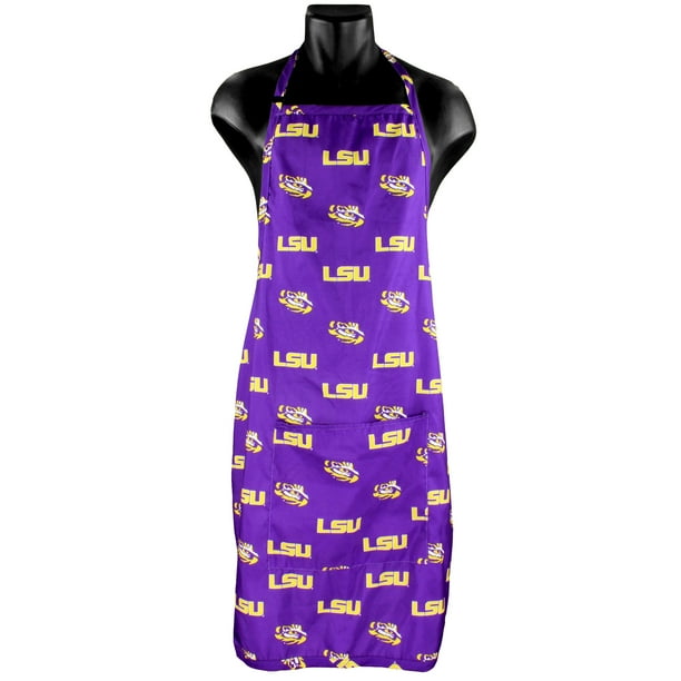 LSU Tigers Tailgating or Grilling Apron With 9" Pocket, Fully ...