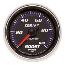 AutoMeter 3606 Sport-Comp II Mechanical Boost Gauge; 2-1/16 in.; Black ...