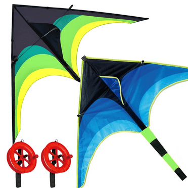 Hengda 49ft Green Big Snake Kite for Kids & Adults, Polyester, Perfect ...