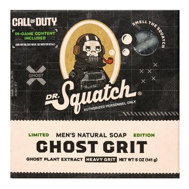 Dr. Squatch x Minecraft Diamond Scrub Bar Soap for Men Limited Edition ...