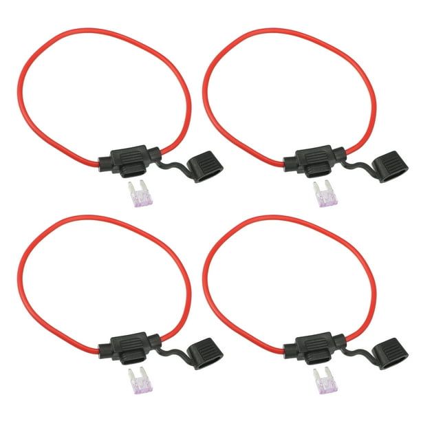 Unique Bargains 4 Set DC 32V 14 Gauge Car in Line Mini Blade Style ...