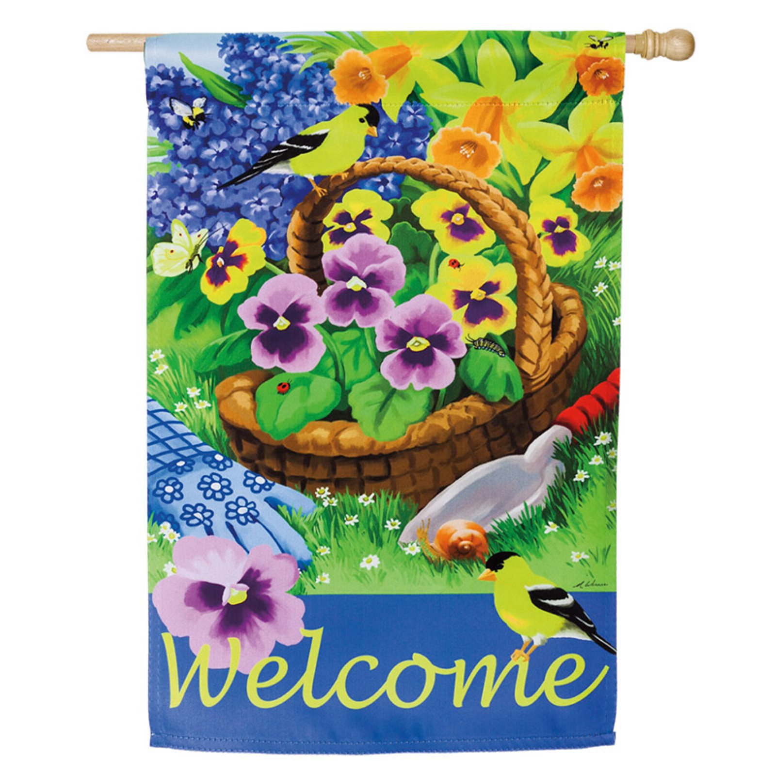 Evergreen Flag Pansies for Planting House Sub Flag - Walmart.com