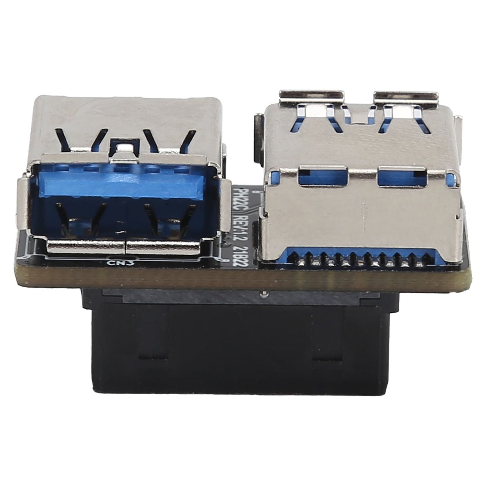 Conector hembra Pinto US, 20 pines a USB 3.0 US, placa base dual, conector Pinto US, diseño ...