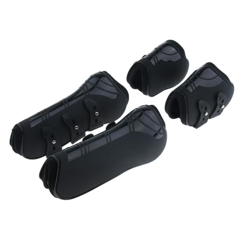 Horse Exercise Jumping Leg Protection Support Boot, Open Front Tendon ...