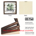 8x8 inch wooden wall sign, made of wood, 2D flat craft design, 8in Wood ...