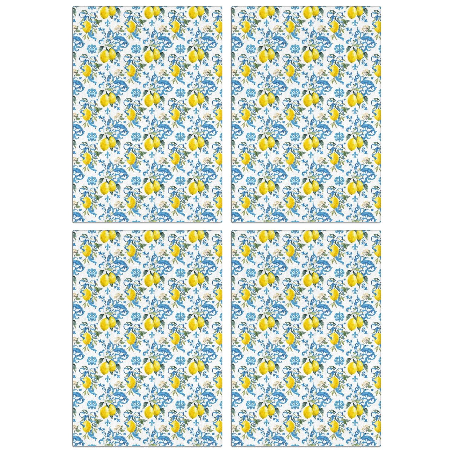 Click here for Vehcimbev Lemon Kitchen Towels Set Of 4  18x26 Inc... prices
