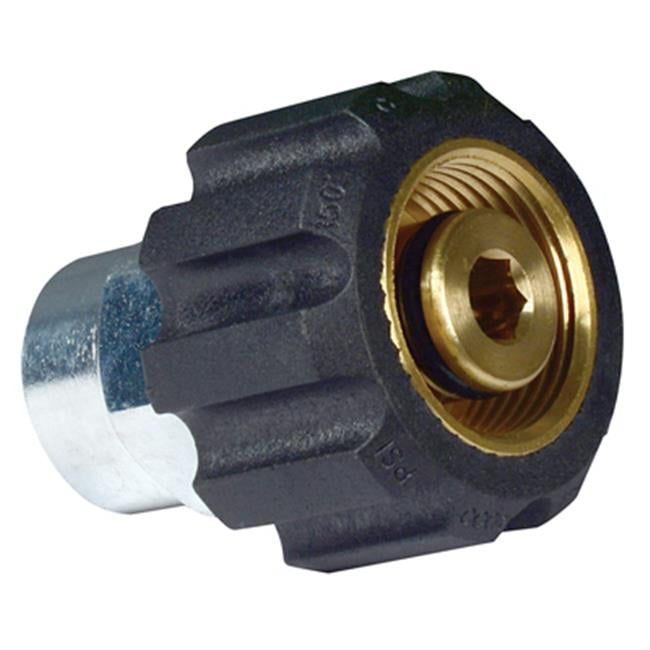 99050021 Female Metric x .37 in. Female Pipe Thread Adapter - Walmart.com