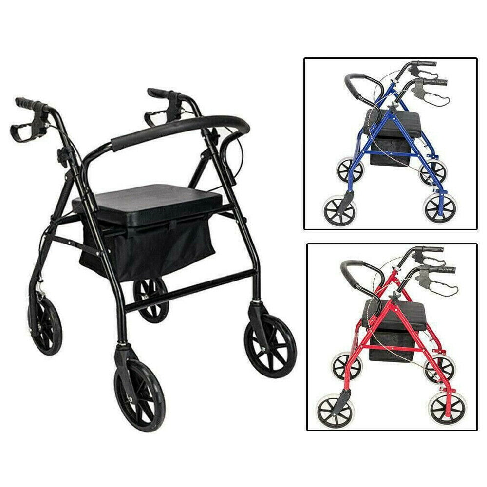 Rollator,Walker With Seat And Wheels, Rolling Walker With Backrest and ...