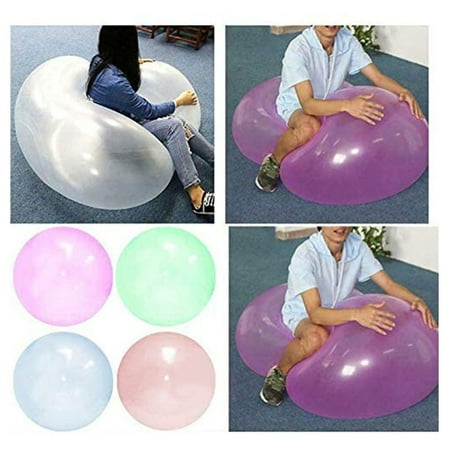 Solid Inflatable Squeeze Ball Transparent Bubble Ball Adult Anti ...