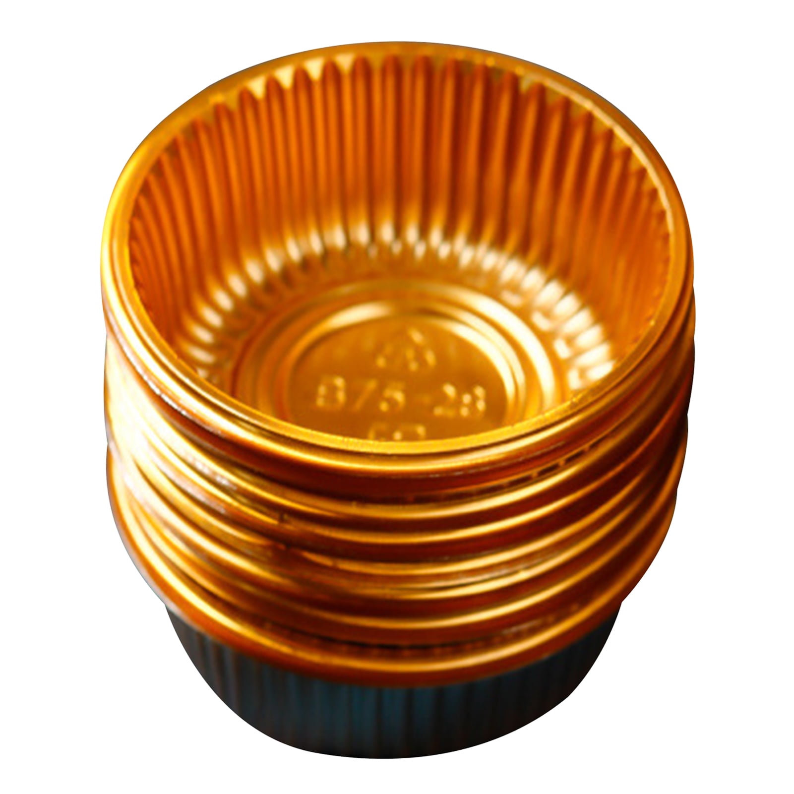 Farfi 100Pcs Round Thick BPA Free Moon Cake Trays Stackable Space ...