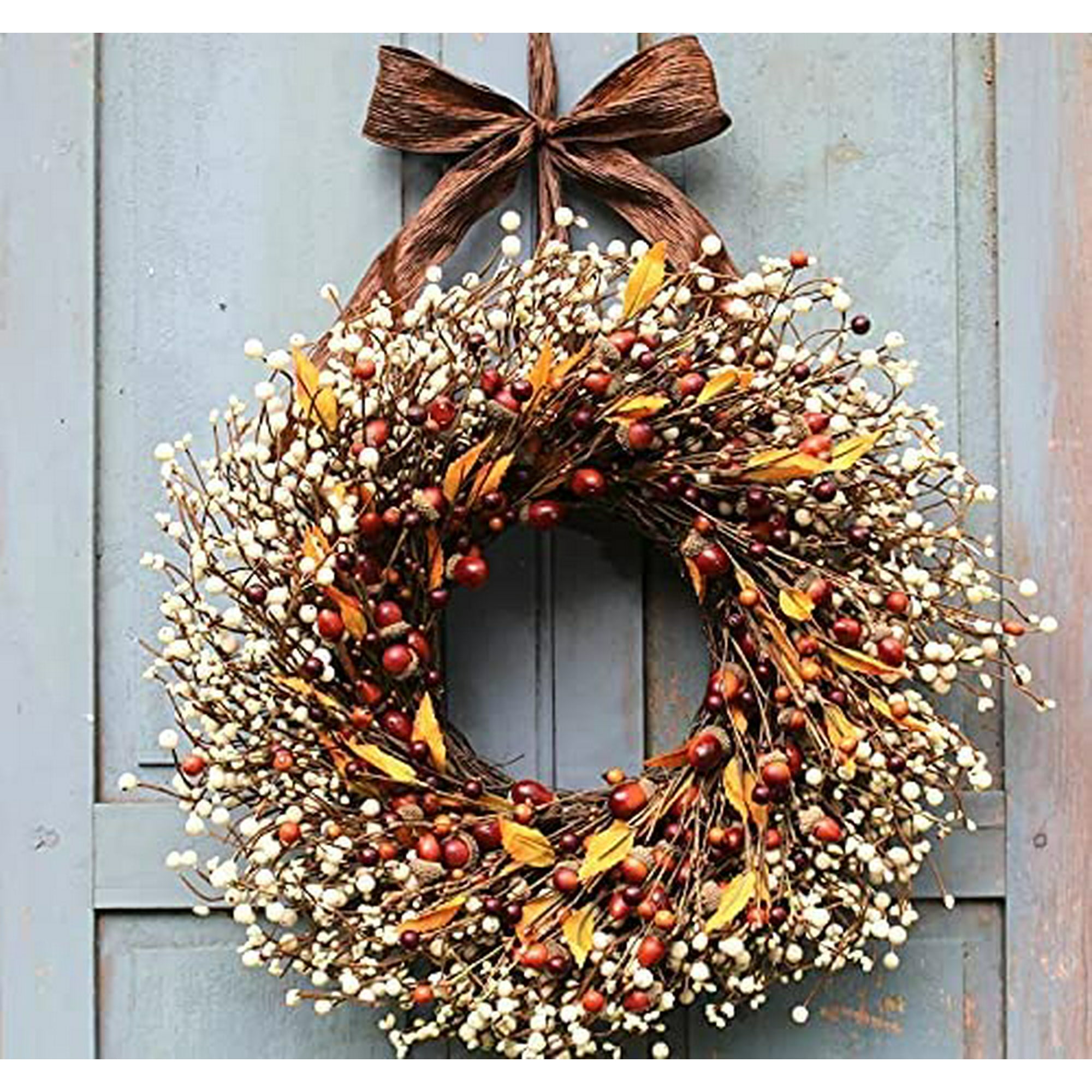 Click here for Ffiy Autumn Wreath Frame For Front Door Outside  F... prices