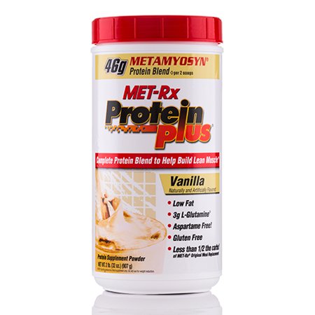 MET-Rx Protein Plus Vanilla Powder, 2lb - Walmart.com