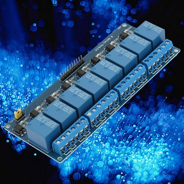 8 Channel Relay Module With Optocoupler Isolation Low Expansion Board ...