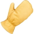 Chopper Mittens UNLINED Top Grain Goatskin Leather in Mens sizes (Large ...