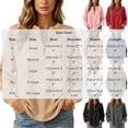 Casual Tops for Women Trendy Solid Zipper Crew Neck Long Sleeve Tops ...