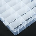 Leke Plastic Organizer Container Box 24 Compartments Jewelry Storage ...