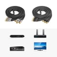 3RCA Male to 3 Male 3RCA Sound Stereos Subwoofer Cable Auxiliarys Cord ...