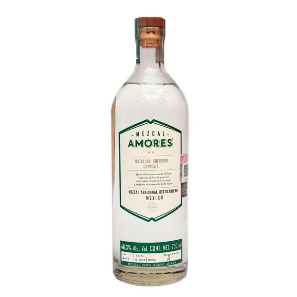 Mezcal Amores Joven Cupreata 750 ml Joven Cupreata | Bodega Aurrera en ...