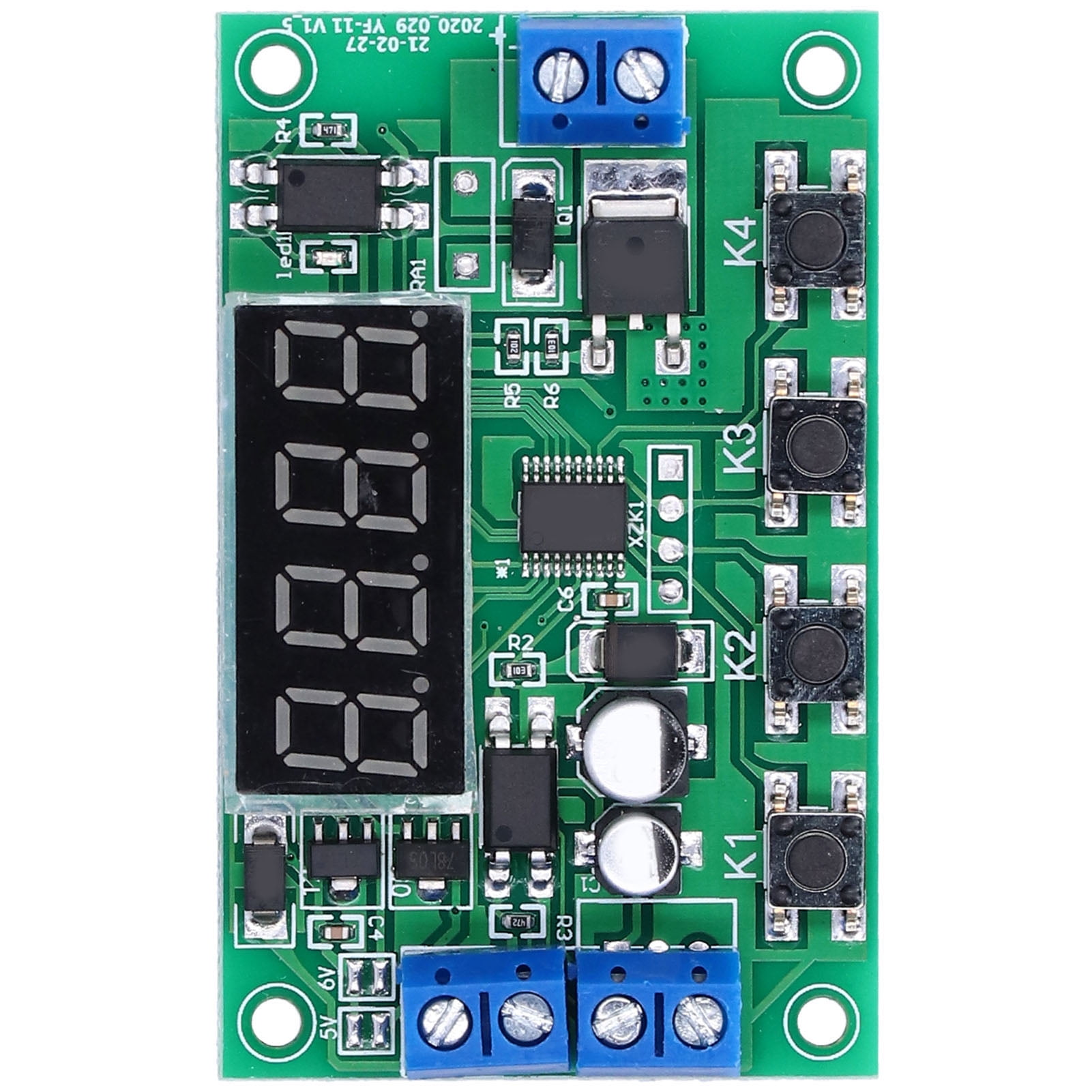 Módulo de relé V, módulo de relé 32 funciones Módulo de tiempo de ...