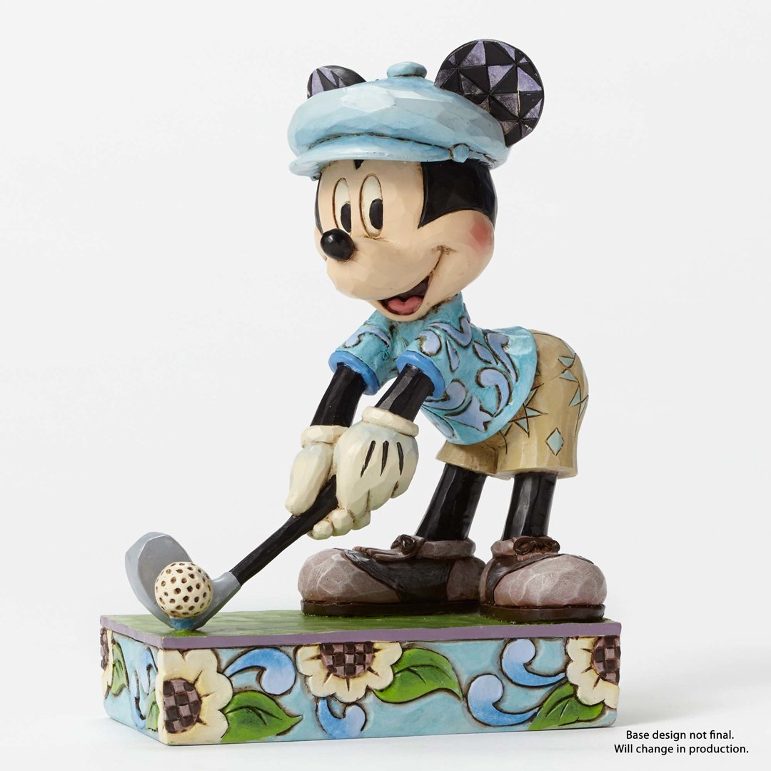 Golfing Mouse Figurines
