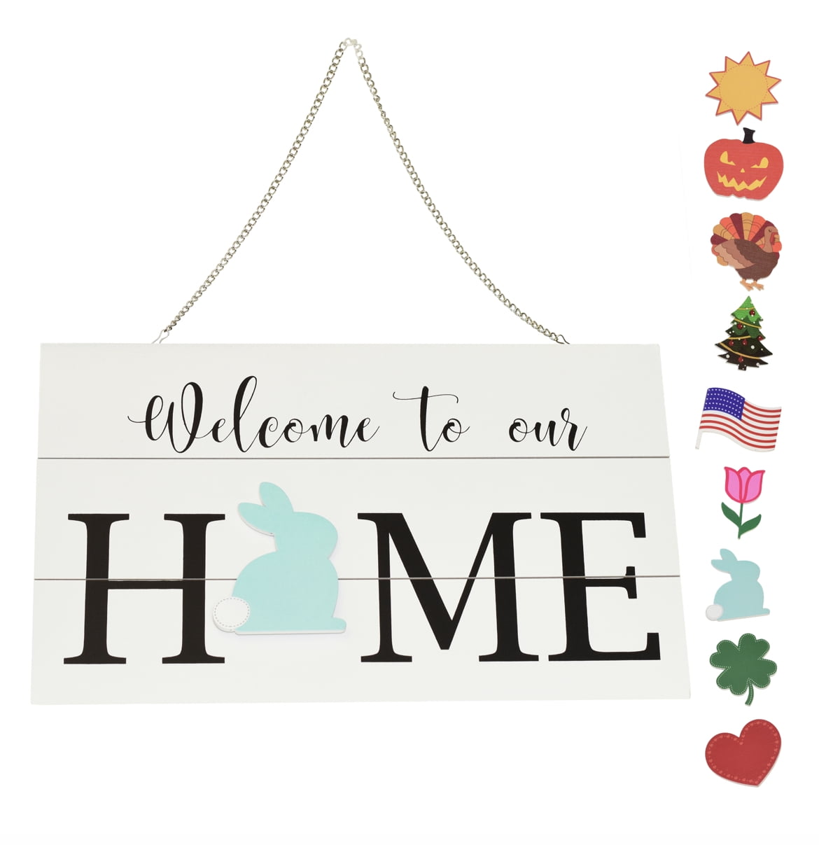 Interchangeable Seasonal Door Sign - Walmart.com