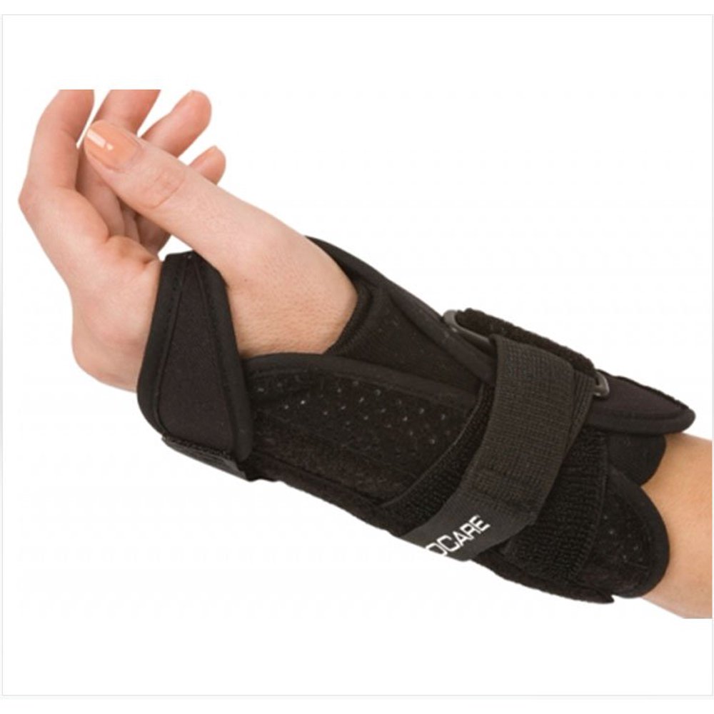 Quick-Fit Wrist Splint, Contoured Nylon Right Hand One Size Fits Most ...