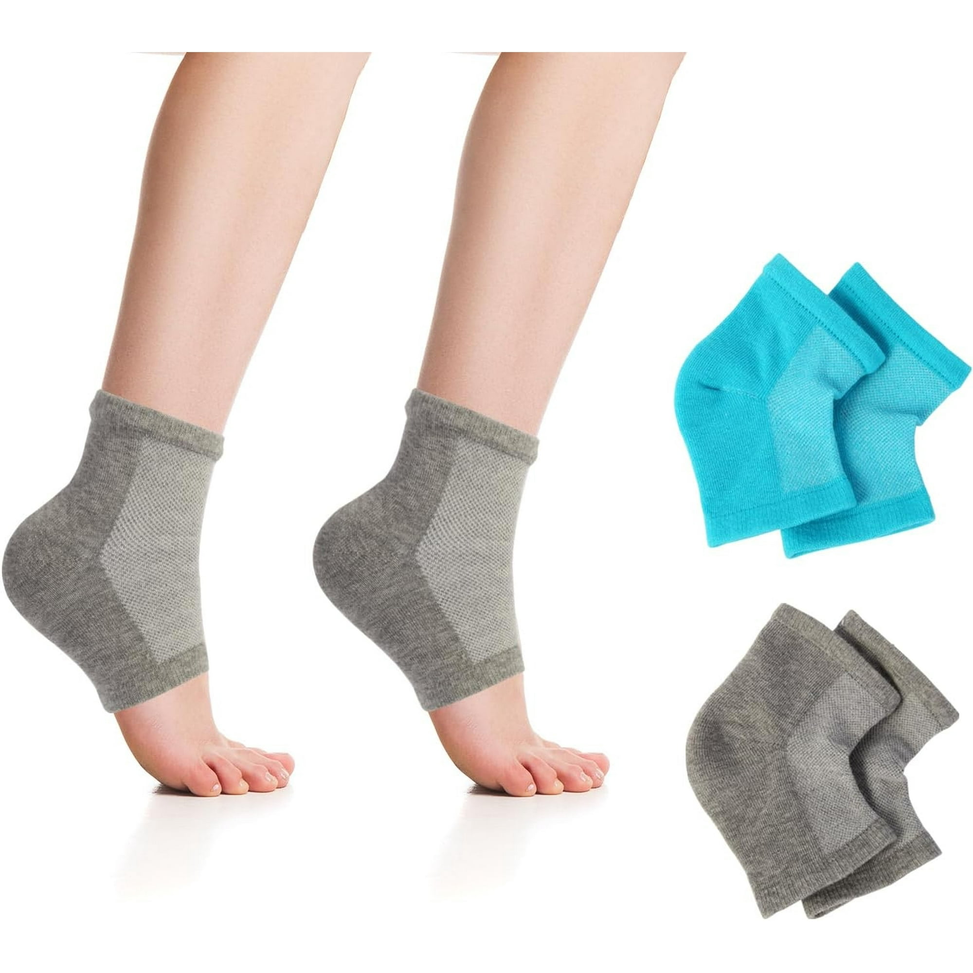 Click here for Nobrand 2 Pairs Silicone Socks For Dry Cracked Fee... prices