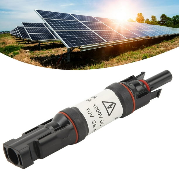 Solar Panel In Line Fuse Holder, PPO Shell Solar Fuse Connector 1000V ...