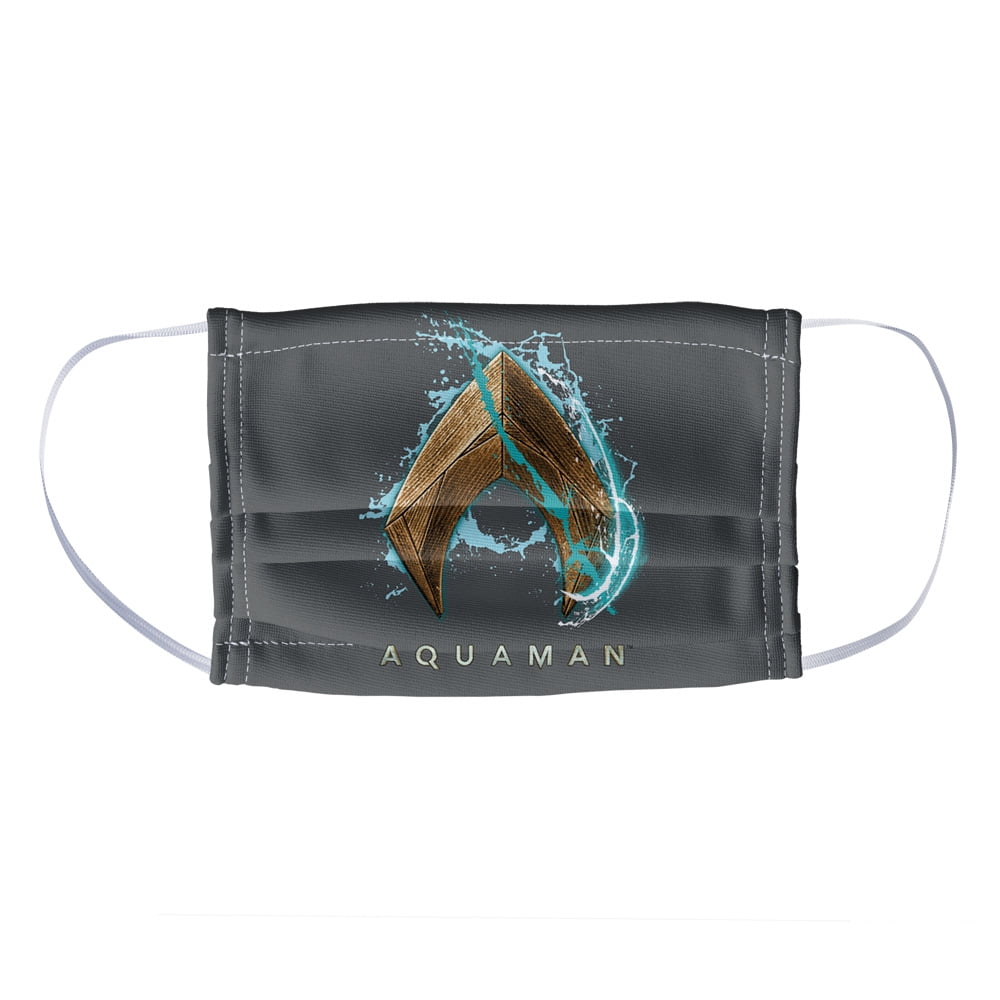 Aquaman Movie Water Shield 1-Ply Reusable Face Mask Covering, Kids ...