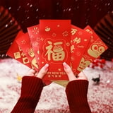 Darzheoy Chinese New Year Red Envelopes 2025, 6 pcs Year of the Snake ...