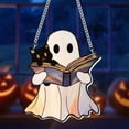 Aximioll 7.87 in. Halloween Scary Yard Signs — Clear Design with Eerie ...