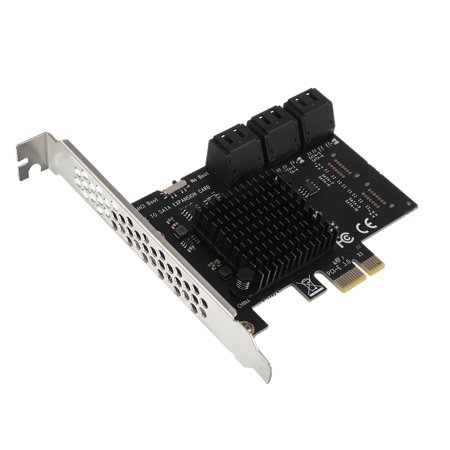 PCI-E to SATA Extender Splitter High Speed PCI-Express Expansion Card ...