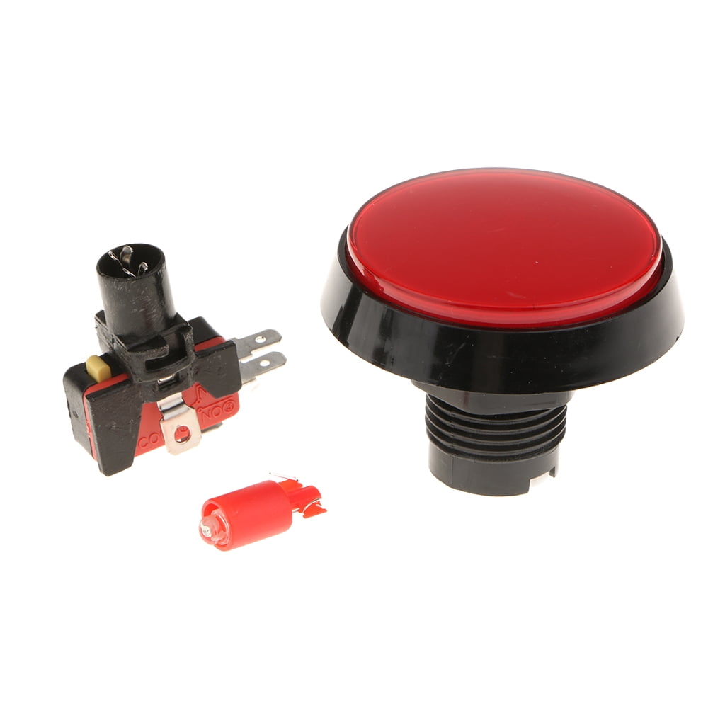 60mm Round Arcade Push Button 12 Lamps Switch for Large Machine ...
