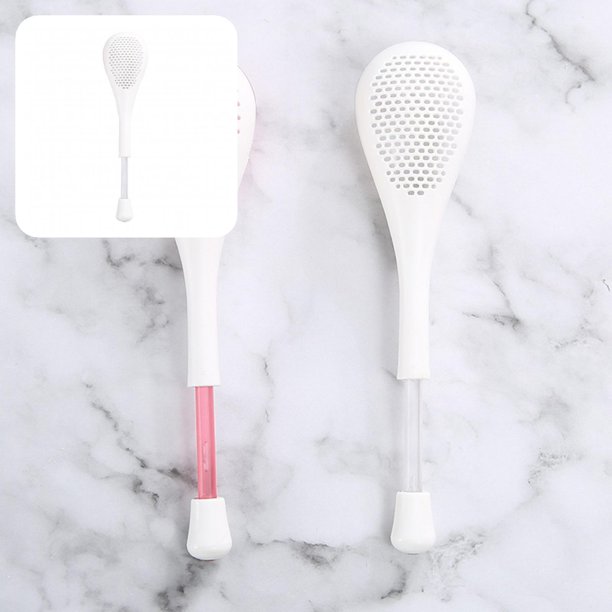 Clear Cover Long Handle Flour Sieve Plastic Dessert Powder Sugar Sieve ...