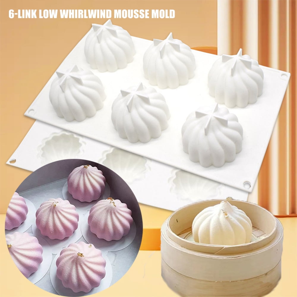 Steamed Buns Shape Mousse Cake Decoration Moulds with Flexible Silicone ...