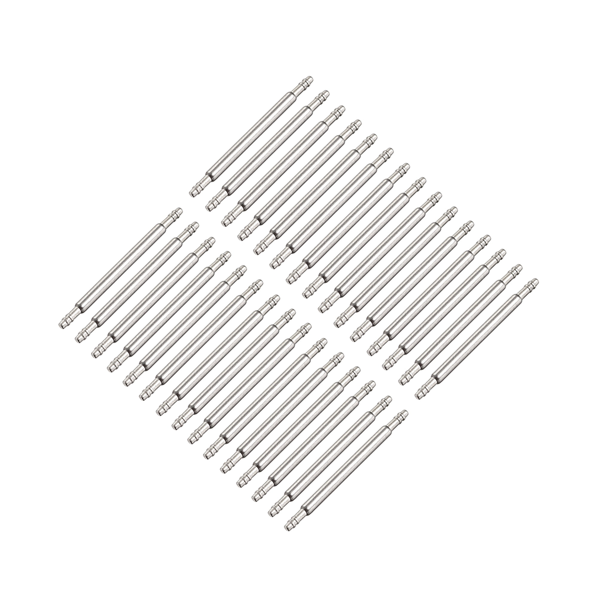 Spring Bar Pins 18mm x 1.5mm Double Fringe Stainless Steel Watch Band ...