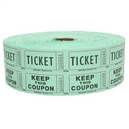 400 Double Stub Raffle Tickets Red/Blue - Keep This Coupon for Carnival ...