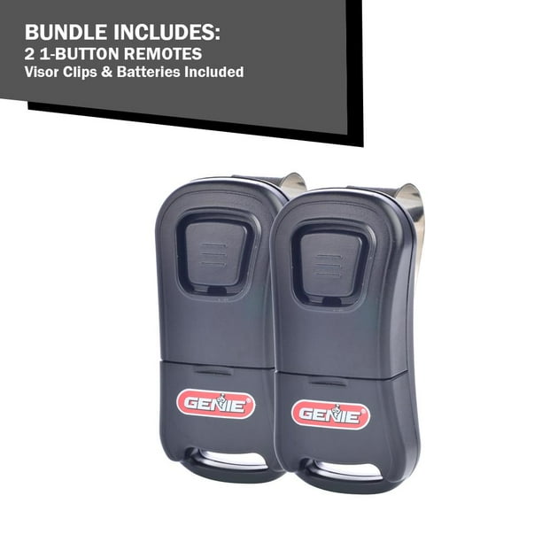Genie G1T-BX 1-Button Intellicode Garage Door Opener Remote (2-Pack ...