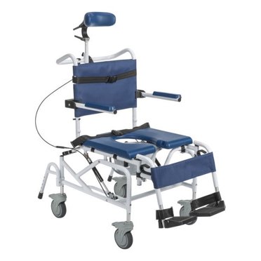 Drive Medical Aluminum Shower Wheelchair, Commode and Toilet Transfer ...